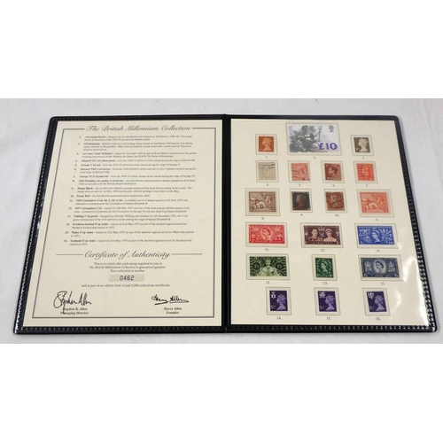 WESTMINSTER GB STAMPS COLLECTION 'THE BRITISH MILLENNIUM COLLECTION ...