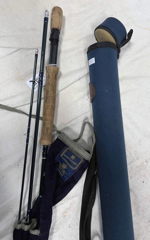 HARDY ''HARDY ELITE'' 9' #8 274 CM 3 PIECE ROD WITH END FUNNELS, ROD ...
