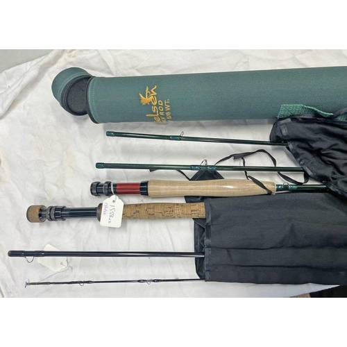 GREYS GS2 10' #8 4 PIECE FISHING ROD IN A GREYS BAG & A TUBE & A ...