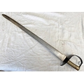 1858 PATTERN NAVAL CUTLASS WITH 76.5 CM LONG BROAD BLADE (REPAIRED ...
