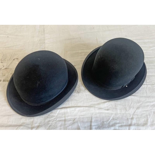 DAN TAYLOR PERTH BOWLER HAT & A 'THE DOREST' BOWLER HAT -2-