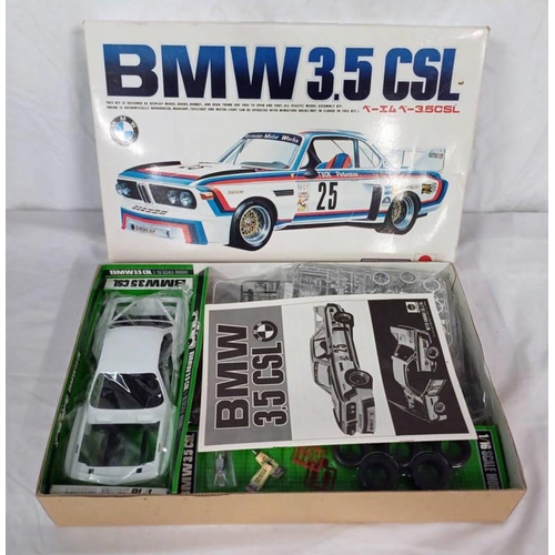 NITTO KAGAKU UNMADE BMW 3.5 CSL PLASTIC MODEL KIT.