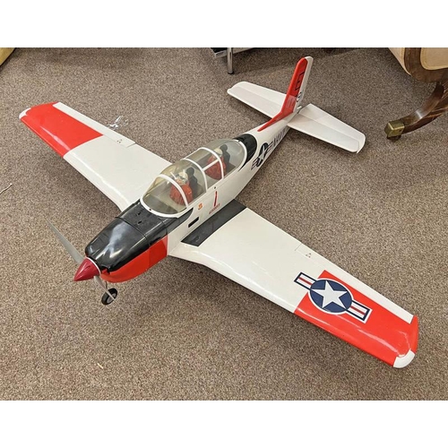RADIO CONTROLLED ELECTRIC PLANE MARKED NAVY E1791, 149 CM ACROSS