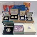 COLLECTION OF BRITISH PROOF COINS TO INCLUDE SILVER PIEDFORT CENTENARY ...