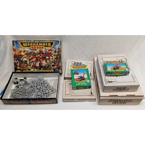 VARIOUS VINTAGE WARHAMMER/GAMES WORKSHOP EMPTY BOXES