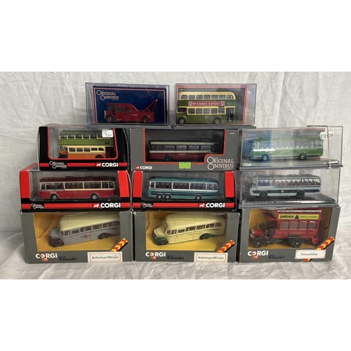 SELECTION OF VARIOUS MODEL BUSES INCLUDING 0M42412 - BEDFORD VAL KENZIE ...