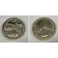 2015 USA BOMBAY HOOK DELAWARE 5OZ SILVER QUARTER DOLLAR, ENCAPSULATED