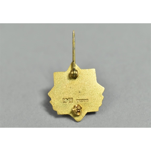 A 9ct Gold Goodyear Small Lapel Badge, 3.0g