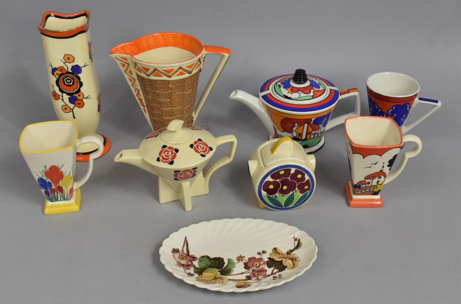 A Collection of Various Art Deco and Art Deco Style China to comprise ...
