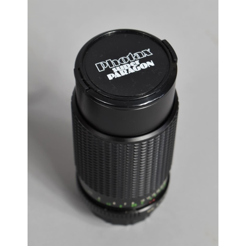 A Yashica FX-D Quartz 50mm Camera with Accessories to include Photax ...