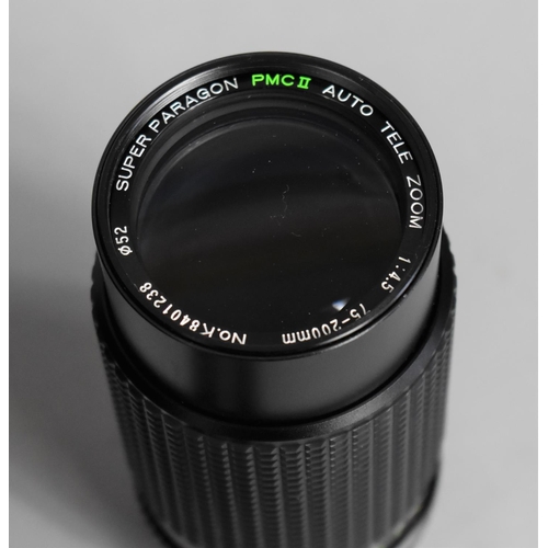 A Yashica FX-D Quartz 50mm Camera with Accessories to include Photax ...