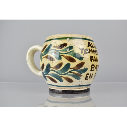 An Early 20th Century Danish Pottery Tankard with Glazed Decoration and ...