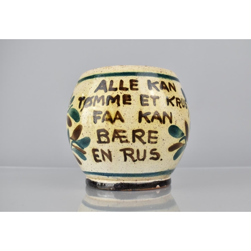 An Early 20th Century Danish Pottery Tankard with Glazed Decoration and ...