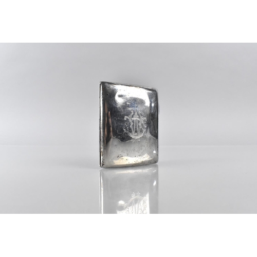 A Late Victorian Silver Cigarette Case, London Hallmark 1895, the Front ...