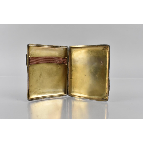 A Late Victorian Silver Cigarette Case, London Hallmark 1895, the Front ...