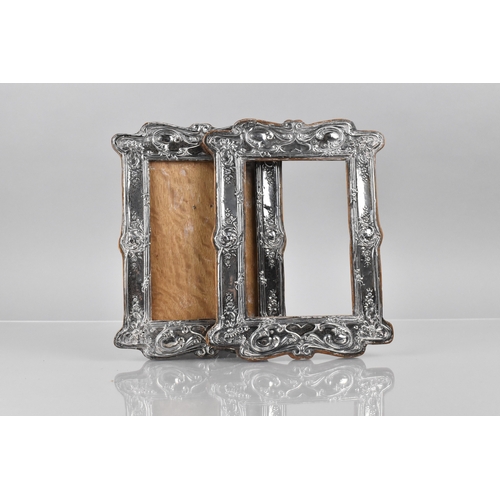 An Edward VII Silver Photo Frames by Robert Pringle & Sons Decorated in ...