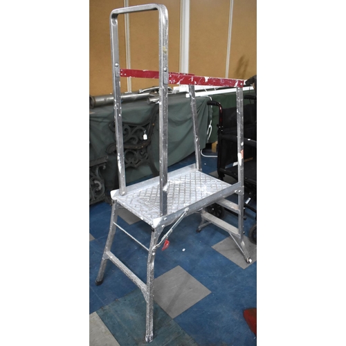 A Folding Decorators Aluminium Ladder, the Beldray Jobezer