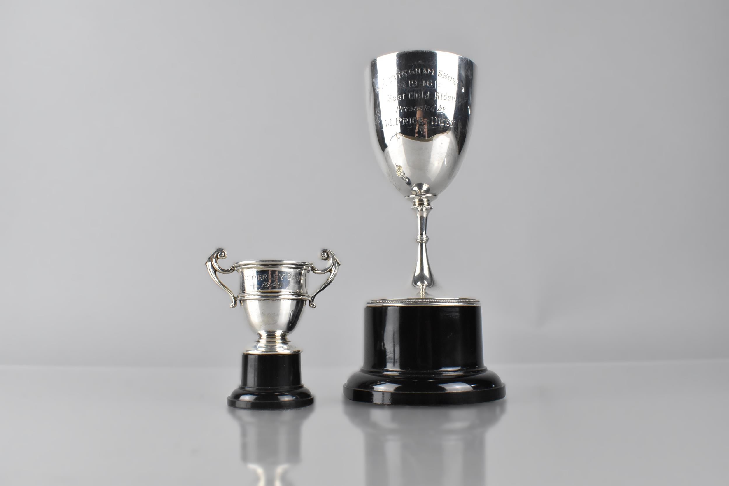 Two Silver Trophies To Comprise George VI Silver Trophy by James Dixon ...