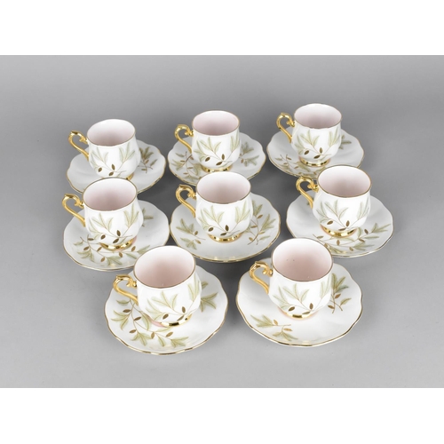 A Royal Albert Braemar Pattern Coffee Set for Eight
