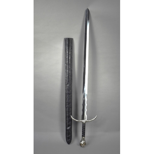 A Reproduction Fantasy Long Sword with Dragon Guard and Claw and Ball ...