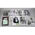 A Collection of Various Autographs and Signed Photographs for Vintage ...