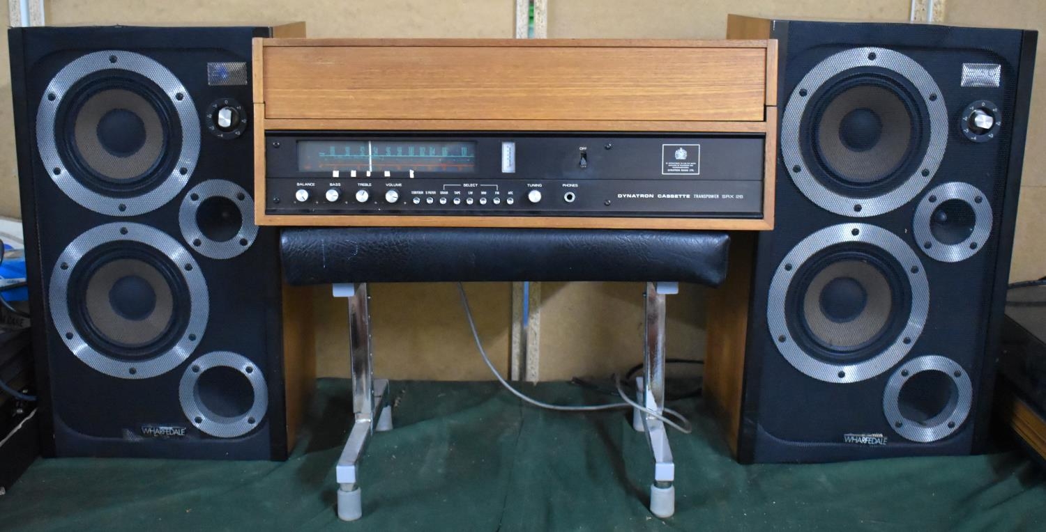 A Garrard 25 MKIII Record Deck, with Dynatron Transpower SRX 26 Tuner ...