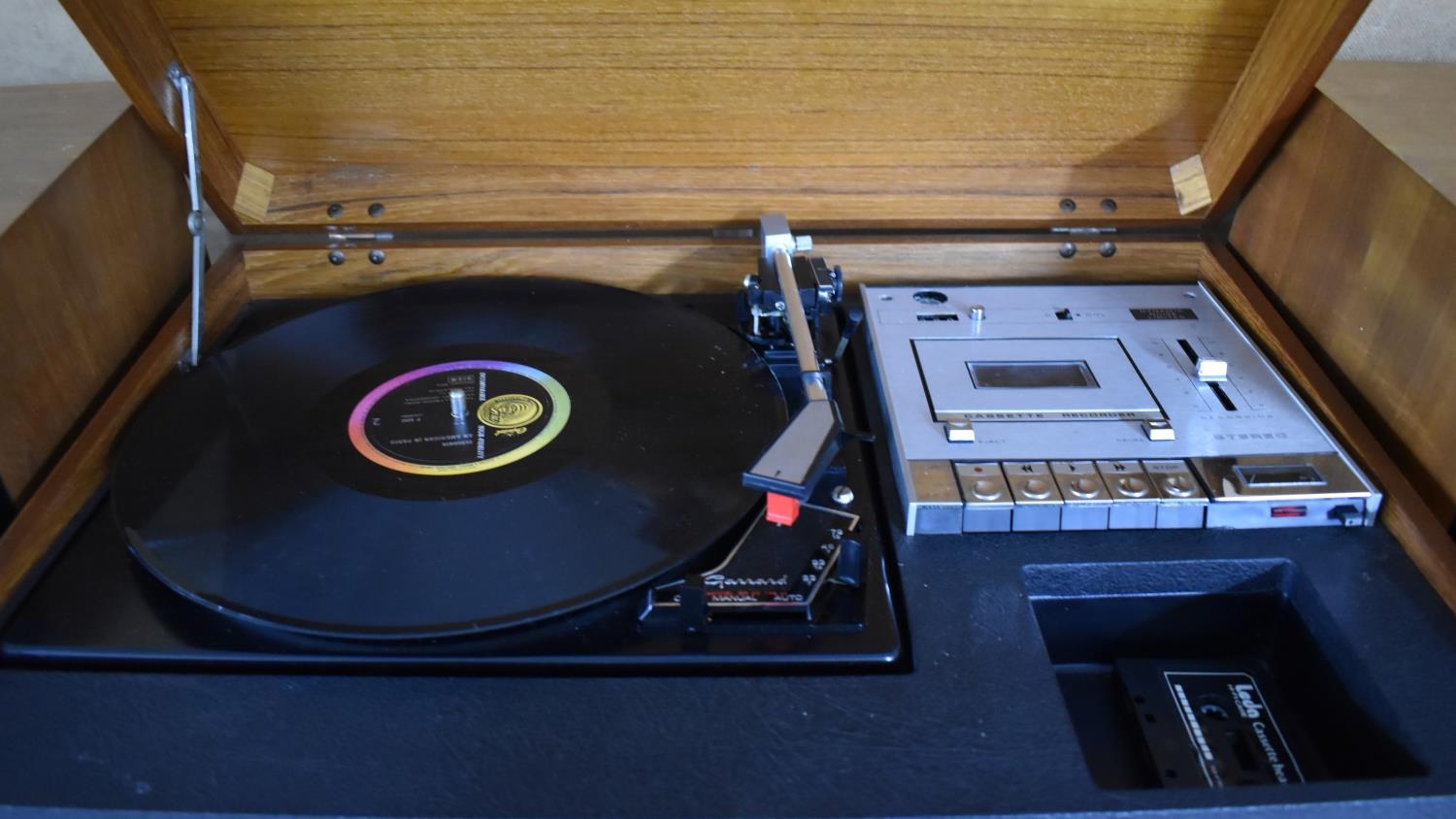 A Garrard 25 MKIII Record Deck, with Dynatron Transpower SRX 26 Tuner ...