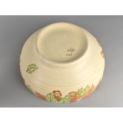 A Large Charlotte Rhead Bowl with Tube Lined Decoration, Autumn Leaves ...