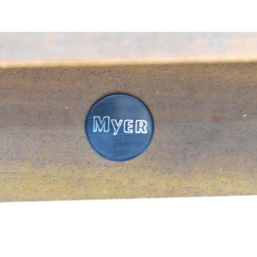 A 1970s Myer Two Tier Coffee Table, 112cms Wide