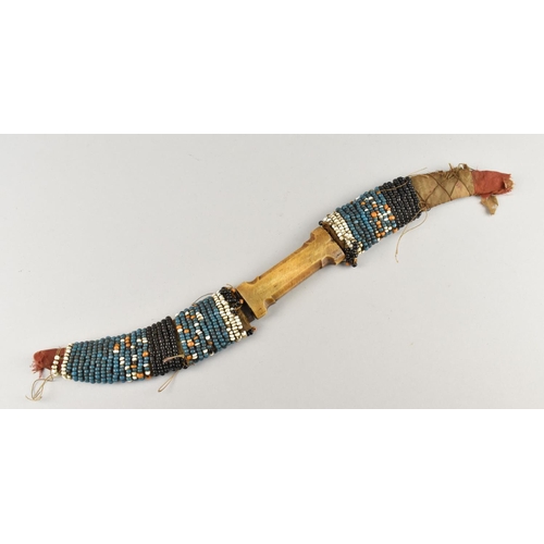 A Late 19th Century Sudanese Double Bladed Haladie Dagger with Two ...