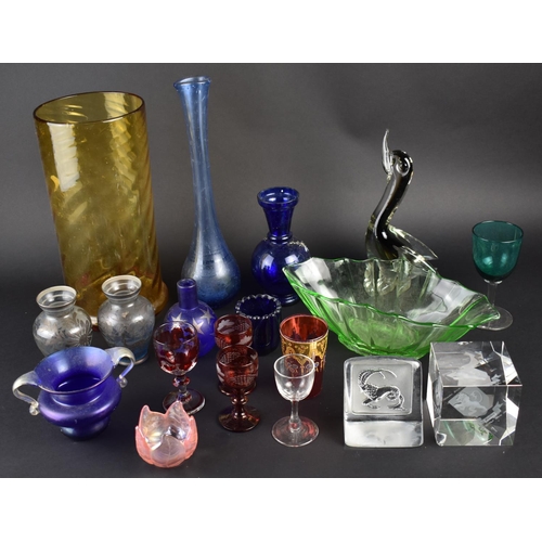 A Collection of Various 19th and 20th Century Glassware to Comprise ...