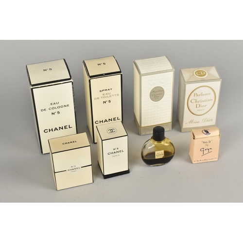 A Collection of Various Vintage Perfumes to Include Chanel No5, Miss ...