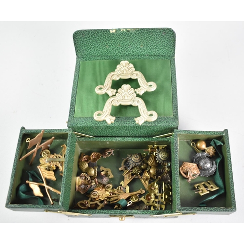 A Collection of Various Vintage Military Badges