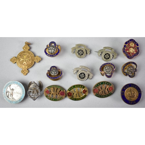A Collection of Various Vintage Enamelled Badges