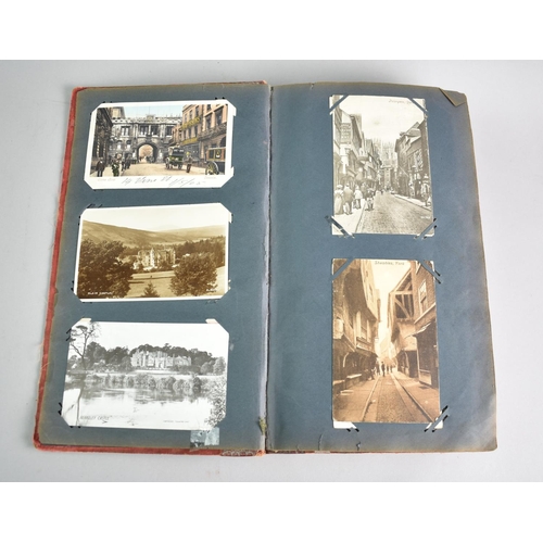 A Large Postcard Album Containing over 400 Edwardian and Later Postcards