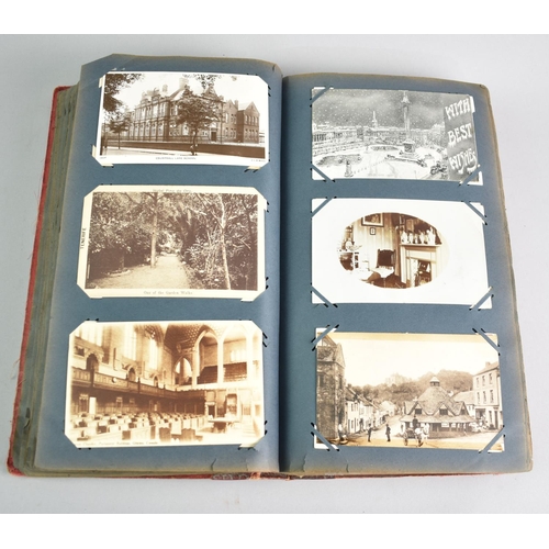 A Large Postcard Album Containing over 400 Edwardian and Later Postcards