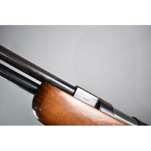 A Modern Weihrauch HW77 .22Cal Air Rifle together with a Hawke Scope ...