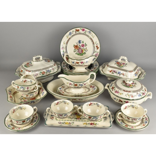 A Spode Chinese Rose Dinner Service to Comprise Nine Dinner Plates ...