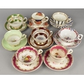 A Collection of 19th and 20th Century Cups and Saucers to Include 19th ...