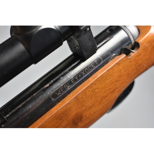 A Webley Xocet .22 Calibre Air Rifle with SNK 4x40 Scope, Working Order