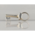 A Novelty Silver Key Holder in the Form of a Key, Import Mark Peter ...