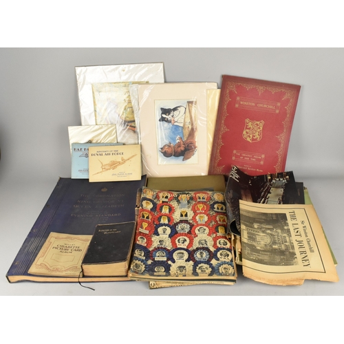 A Collection of Various Ephemera to Comprise Louis Wain Print ...