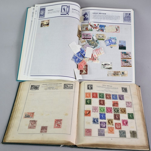 Two Stamp Albums and Contents, The Strand Album Containing Edwardian ...