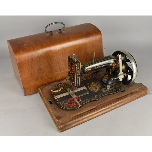 A Vintage Manual Sewing Machine, The Saxonia