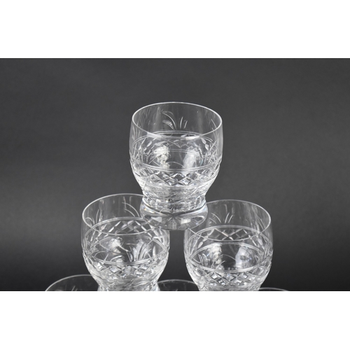 A Set of Six Stuart Crystal Imperial Type Tumbler Glasses Together with ...