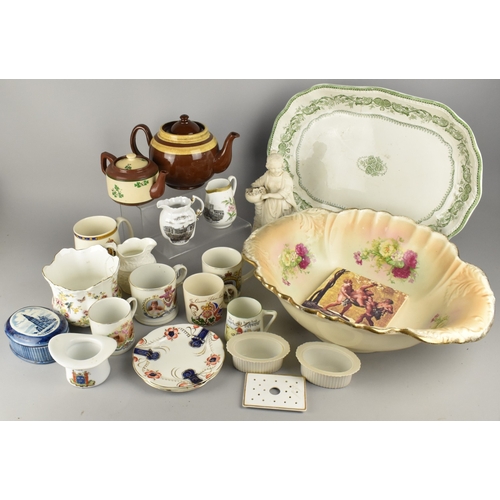 A Collection of Various Ceramics to Comprise 19th Century Parian Ware ...