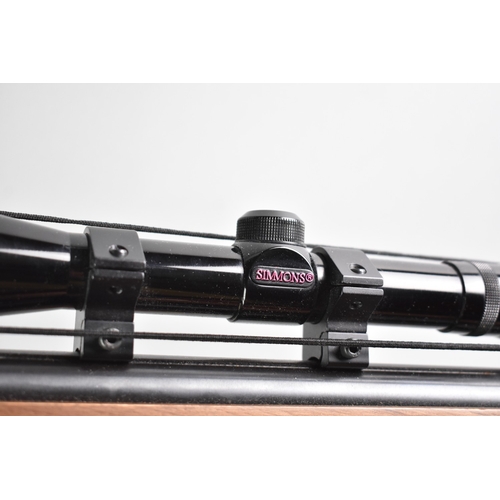 A Modern SMK 19 .22 Calibre Air Rifle, Complete with Simmons Scope and ...
