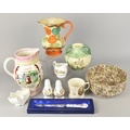 A Collection of Various Art Deco and Mid Century Ceramics to Comprise ...