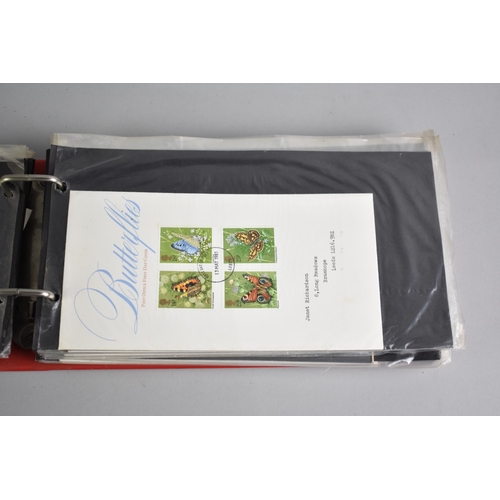 A Ring Binder Containing British First Day Covers C.1980s