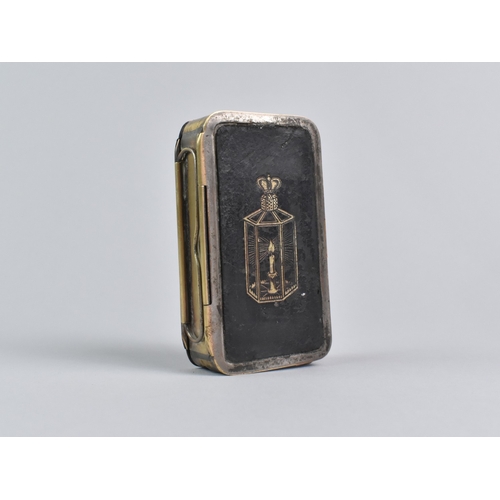 An Interesting 19th Century Folding Pocket Lantern with Compartment and ...